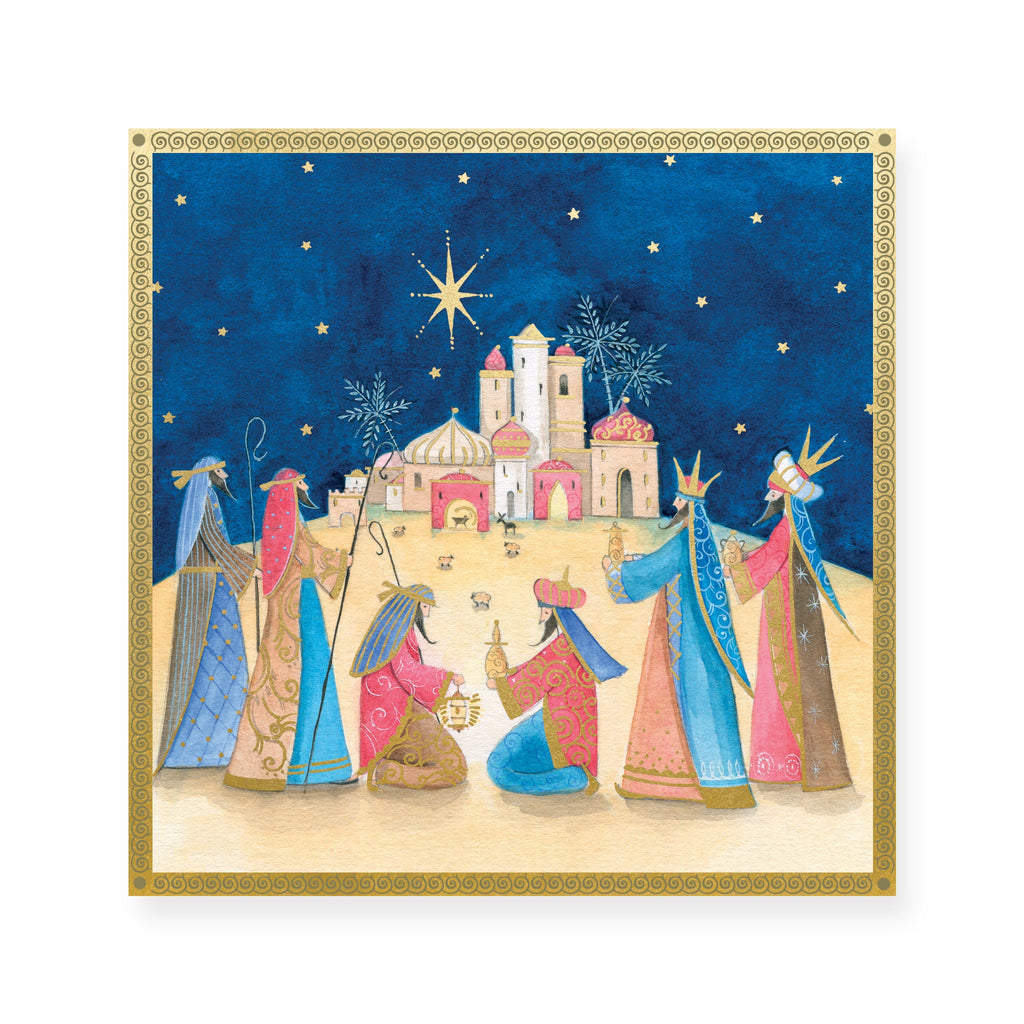 Nativity Christmas Cards, Pack of 8, Bilingual Welsh/English | RNLI Shop