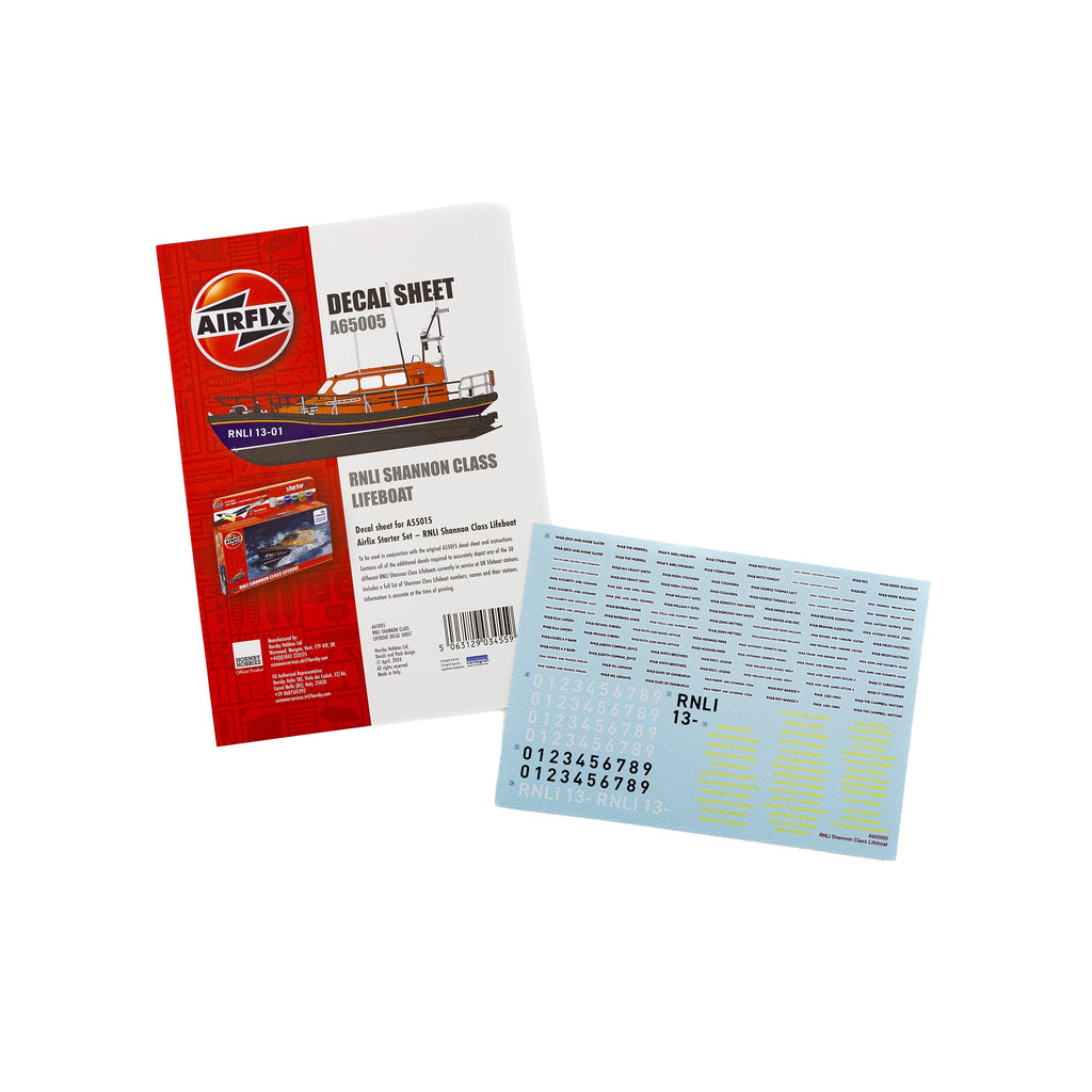 Airfix RNLI Shannon Decal Sheets | RNLI Shop