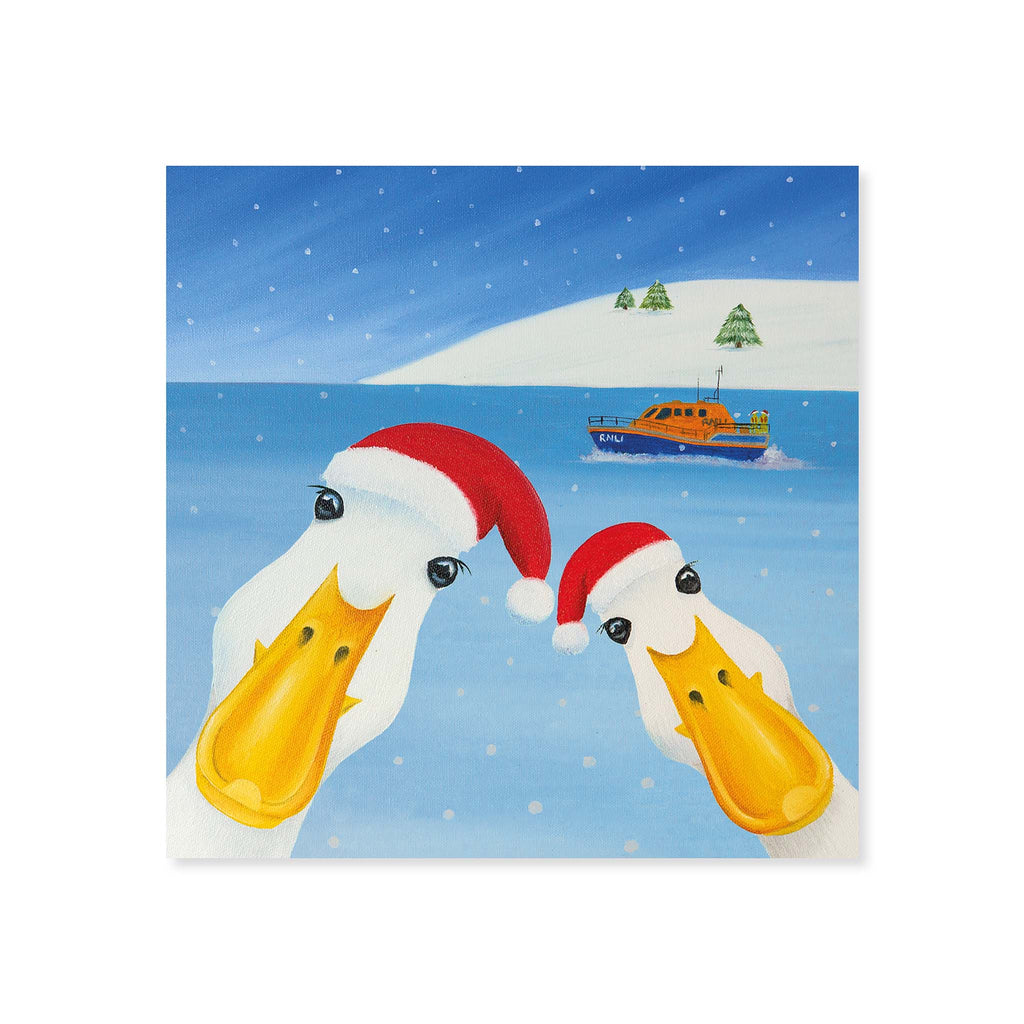 Christmas Quackers Christmas Cards, Pack of 8 2025 | RNLI Shop