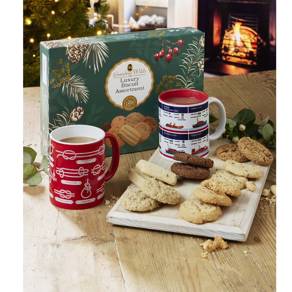 Lifeboat Stats Mug, Red | RNLI Shop