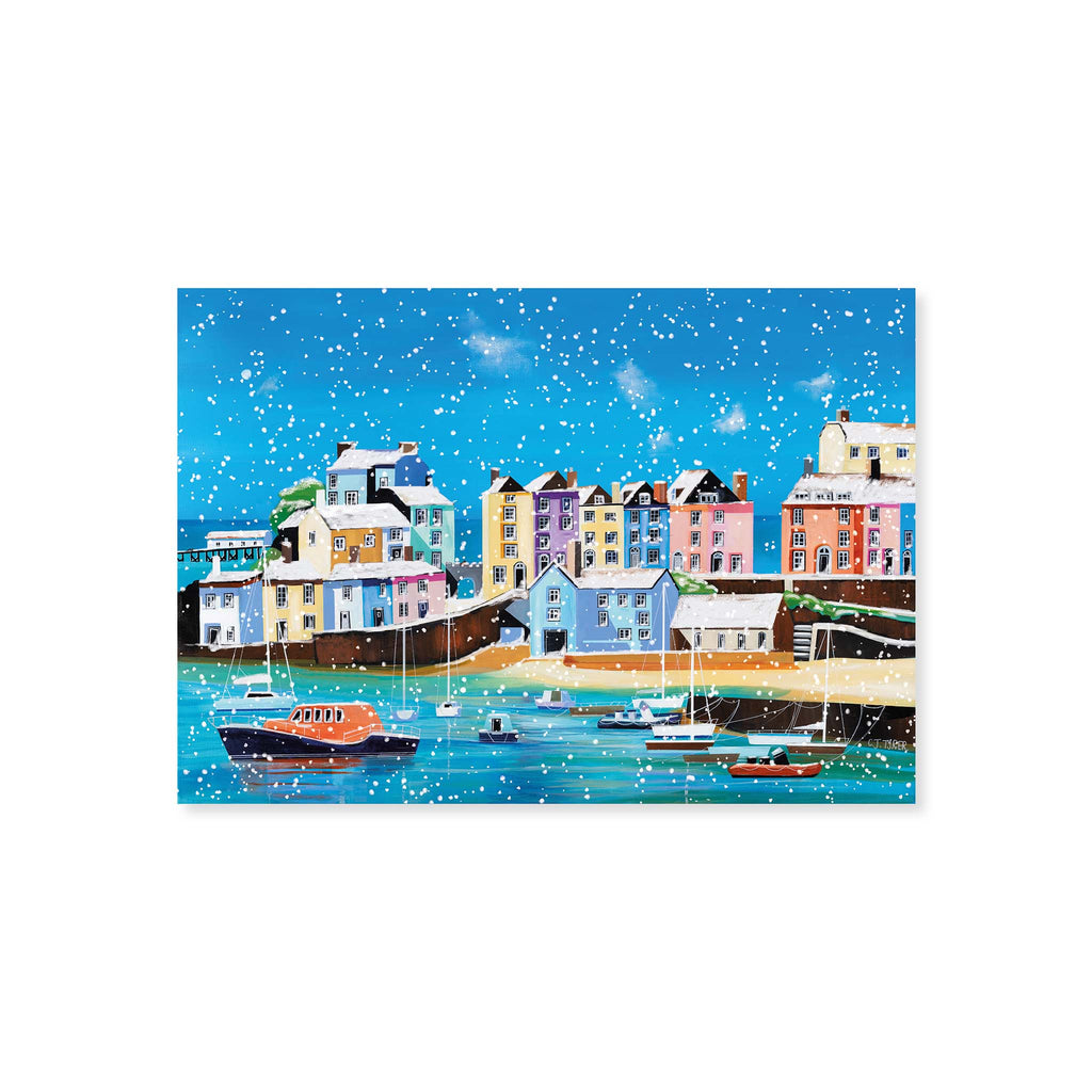 Harbourside Christmas Cards, Pack of 8 2025 | RNLI Shop