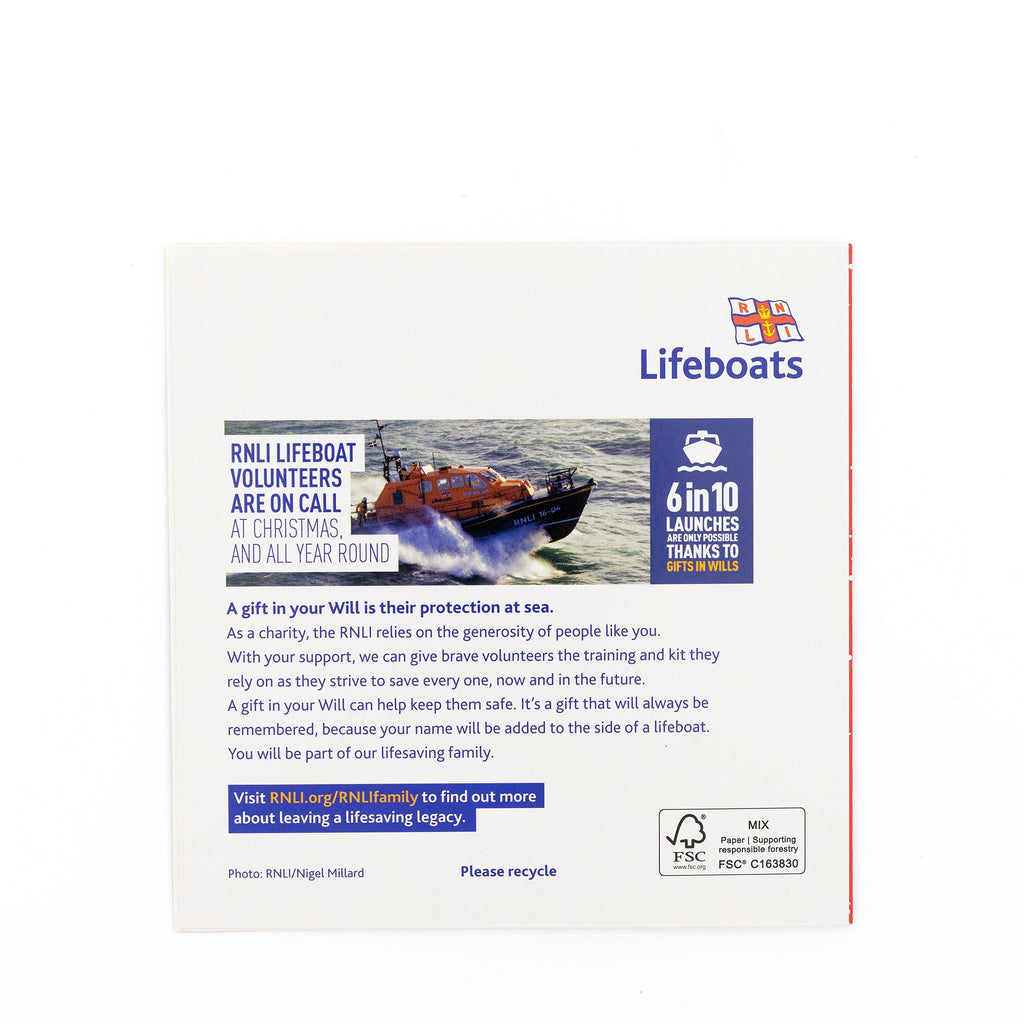 Little Town Christmas Cards, Pack of 8 | RNLI Shop