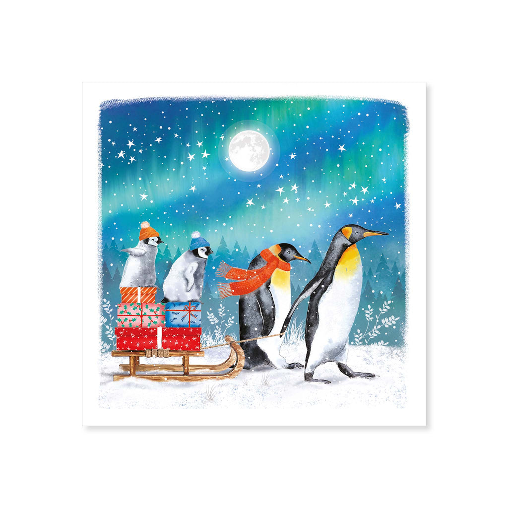 Penguins Stroll Christmas Cards 2025 | RNLI Shop