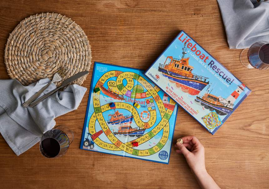 RNLI Lifeboat Race Board Game | RNLI Shop