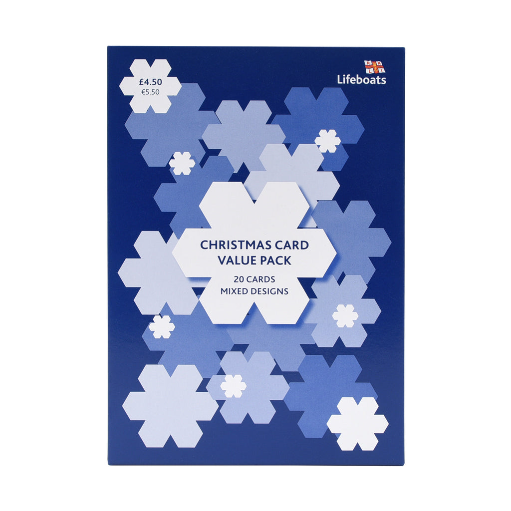 Value Pack of 20 Christmas Cards | RNLI Shop