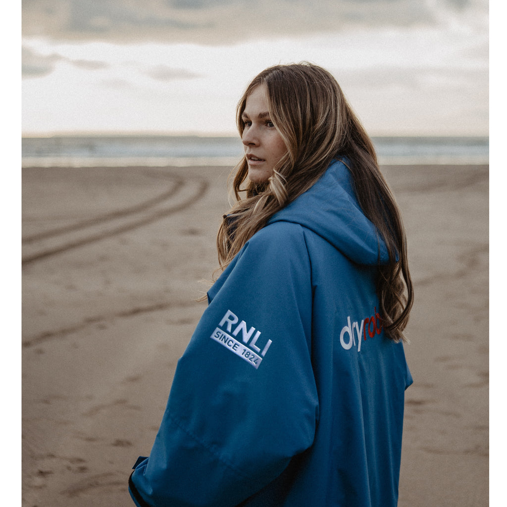 Dryrobe RNLI Advance Long Sleeve Blue/Black | RNLI Shop
