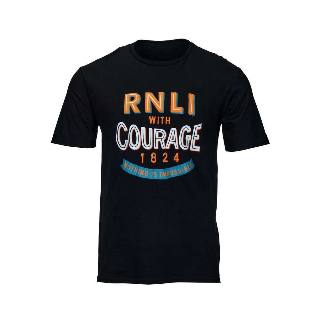 RNLI Bravo T-Shirt, Black | RNLI Shop