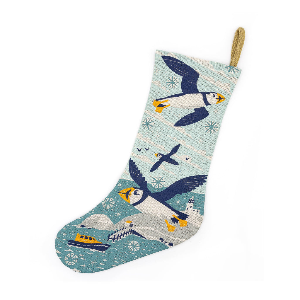 RNLI Flying Puffins Christmas Stocking | RNLI Shop