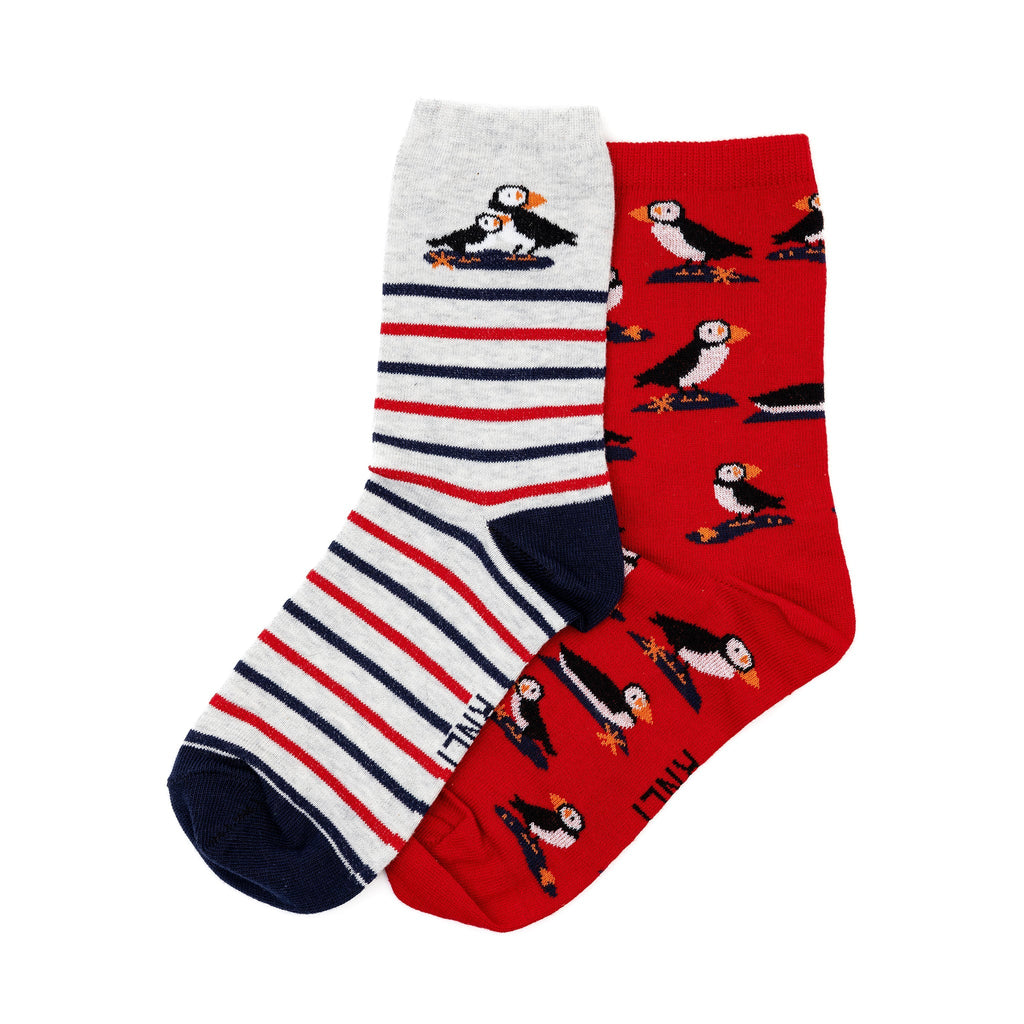 RNLI Puffin Socks, Pack of 2 | RNLI Shop